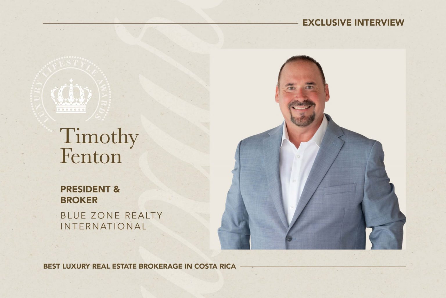 Exclusive Interview with Tim Fenton: Blue Zone Realty