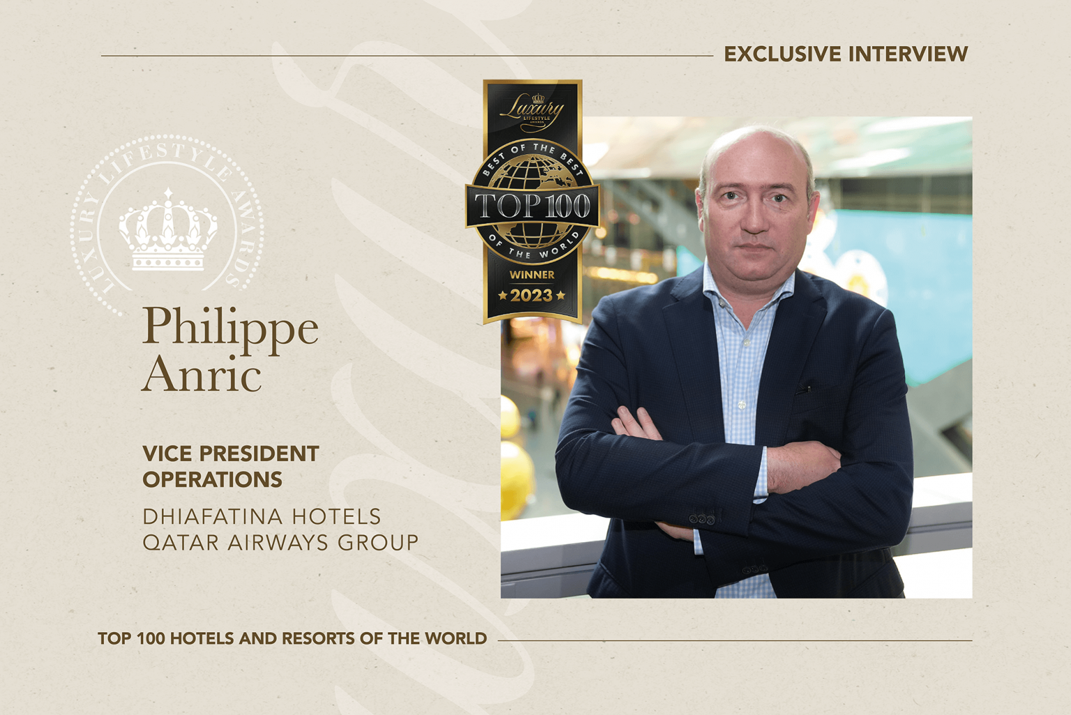 Exclusive Interview with Philippe Anric | Luxury Oryx Airport Hotel