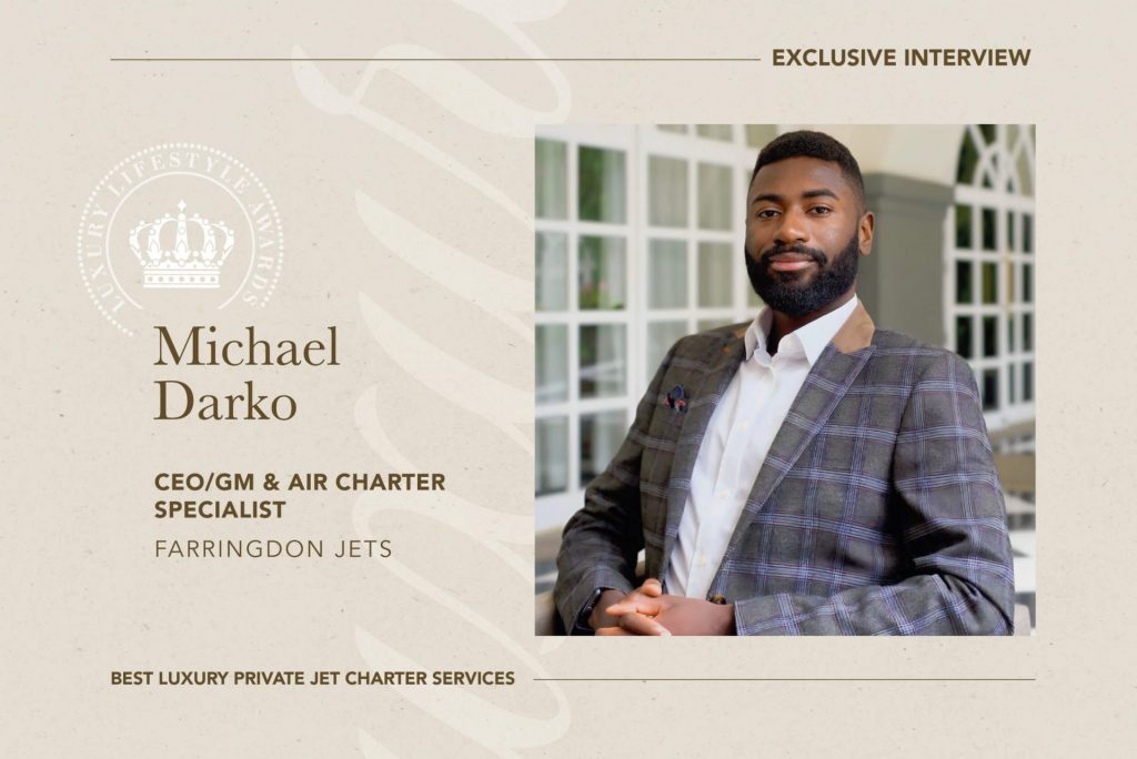 Michael Darko Exclusive Interview: Elevating Luxury Air Travel
