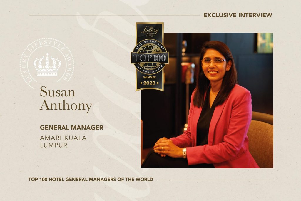 TOP 100 Hotel General Managers of the World: Susan Anthony