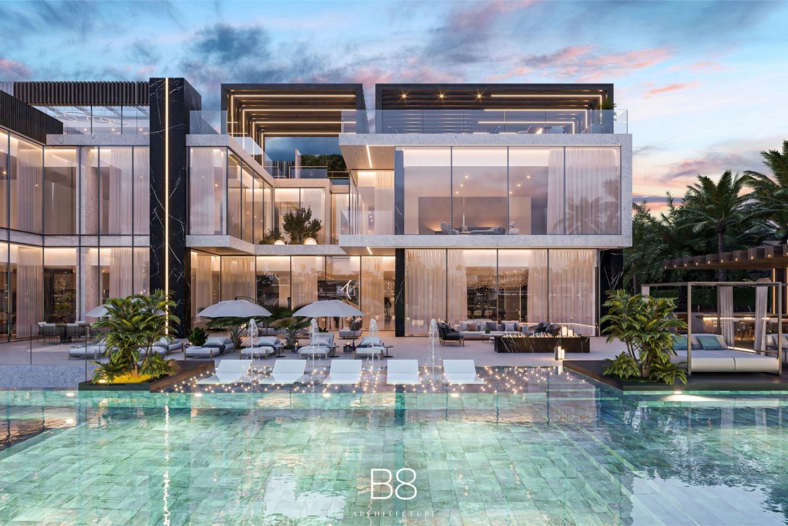 Best Luxury Villa Architecture: B8 Architecture