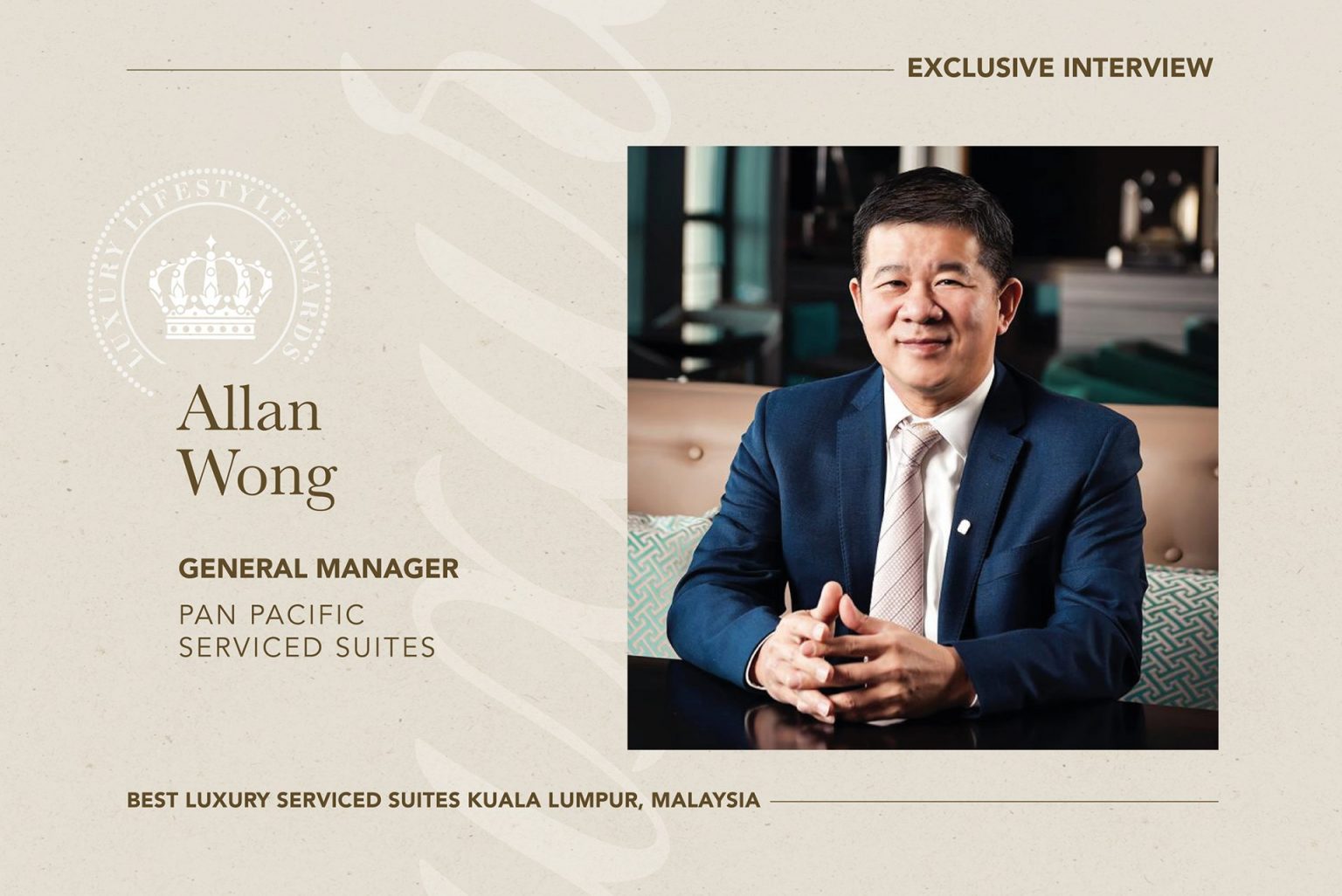 Meet Mr. Allan Wong of Pan Pacific Serviced Suites Kuala Lumpur