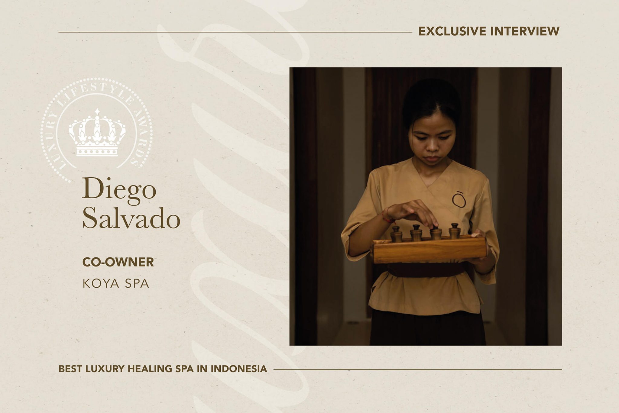 Exclusive Interview with Diego Salvado: KOYA Spa, Best Luxury Healing ...