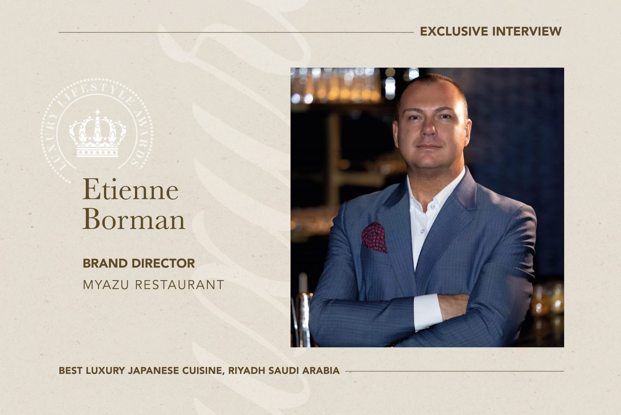 "Sophisticated Luxury Japanese Cuisine at MYAZU Riyadh: Exclusive Interview with Etienne Borman"